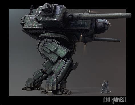 Artstation Iron Harvest Polonia Mech Tur Mech Dieselpunk