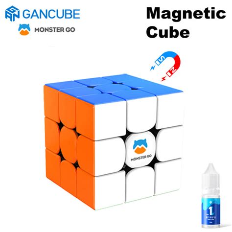 GAN Monster Go Magnetic Cube 3x3 EDU Rubic 3x3 Children's Educational ...