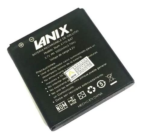Pila Bateria Para Lanix X110 Bat X110 1000 Mah Eg Mercadolibre