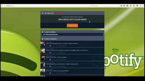 Free Spotify Premium Online Code Generator Cleveryu