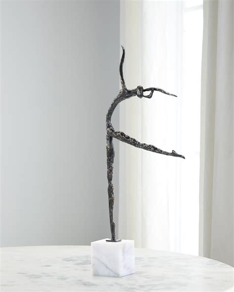 John Richard Collection Arabesque 23 Sculpture On Marble Base Neiman