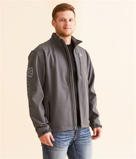Ariat Logo 20 Softshell Jacket Mens Coats And Jackets In Grey