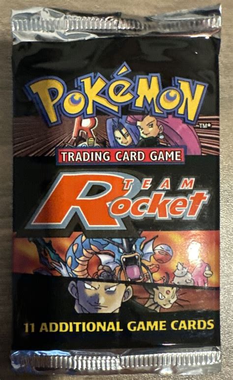 1999 Team Rocket Sealed Pokémon Booster Pack Ebay