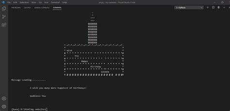 Birthday Wishes Python Programm