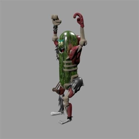 Download Stl File Pickle Rick Rick And Morty • Design To 3d Print ・ Cults