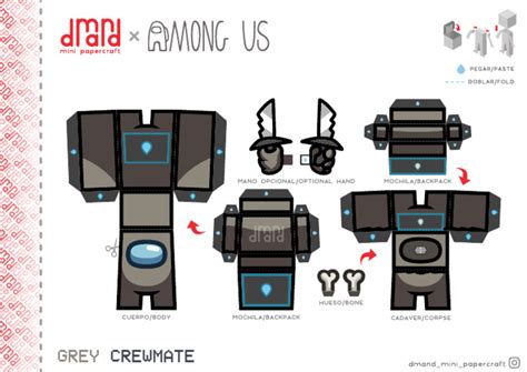 Grey Crewmate Among Us Pdf
