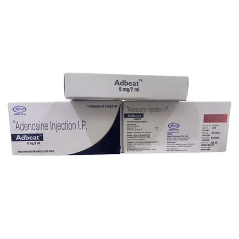 Adenosine Injection Ip Dosage Form Liquid At Best Price In Vadodara