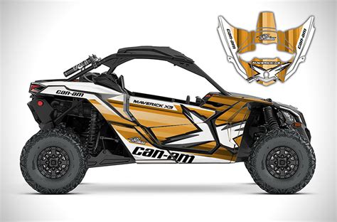 Vinilos Can Am X3 Naranja Mx Racing