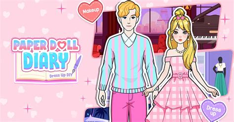 Paper Doll Diary Dress Up Diy 🕹️ Παίξε στο Crazygames