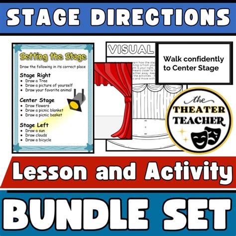 Stage Directions Practice Theater Activities For Classroom Drama Clubs