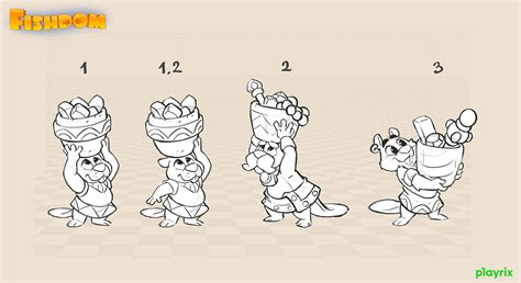 Characters For Playrix Part 2 On Behance