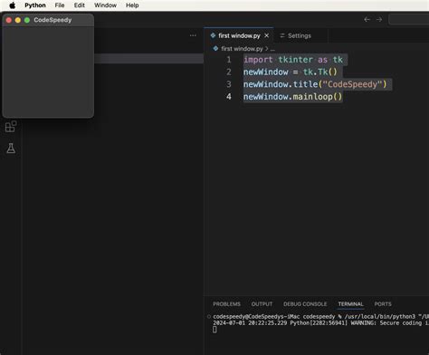 How To Start Tkinter Window At A Specific Position Of Your Display