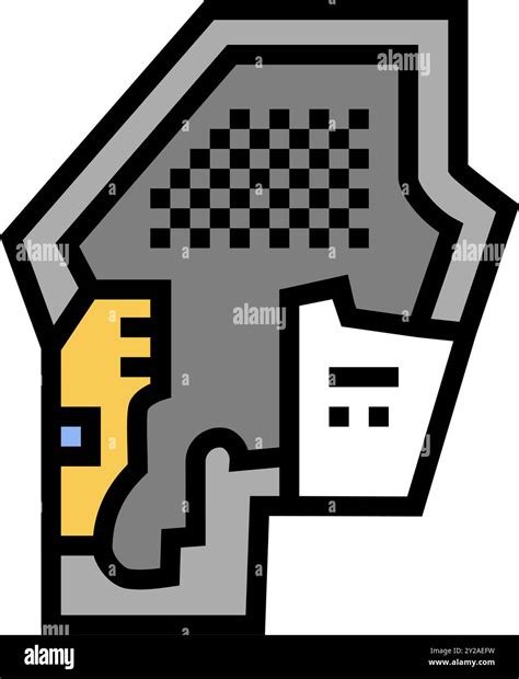 Mining Site Plan Color Icon Vector Illustration Stock Vector Image And Art Alamy