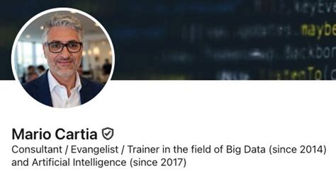 Mario Cartia On Linkedin Bigdata Artificialintelligence Ai