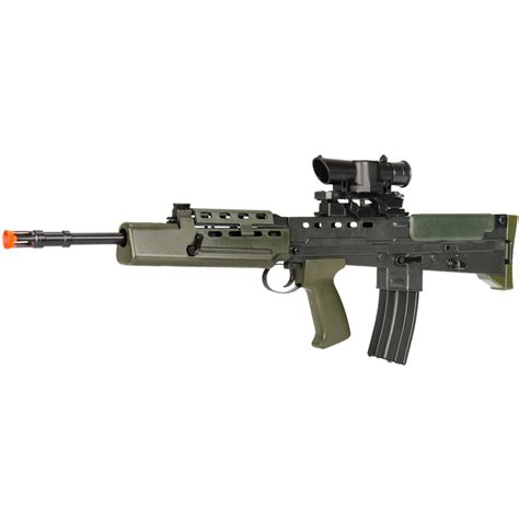 Hfc Airsoft L85 A1 Spring Powered Rifle W Scope Od Green Ukarmsairsoft
