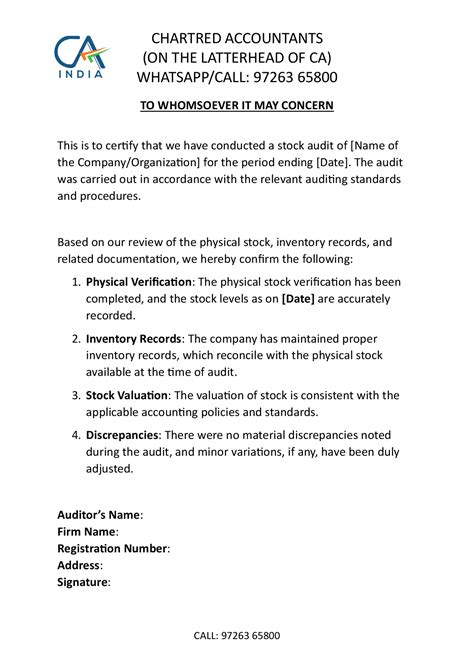 Professional Stock Audit