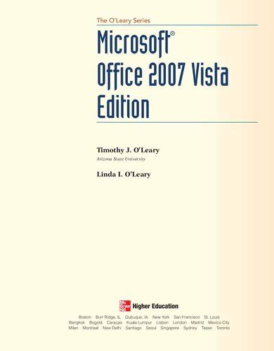 دانلود کتاب microsoft office 2007 vista edition