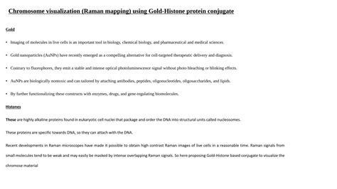 Pdf Raman Mapping For Chromosomal Visualization Dokumen Tips