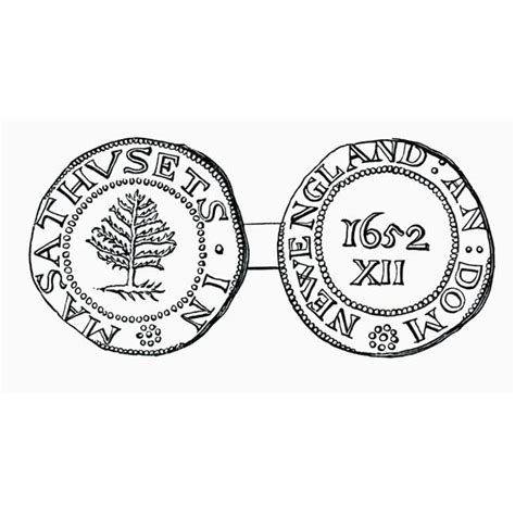 The Pine Tree Shilling Currency In The Province Of Massachusetts Bay
