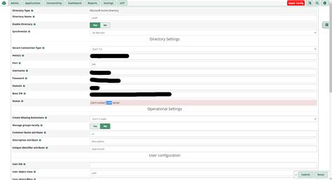 ldap sync errors applications modules freepbx community forums