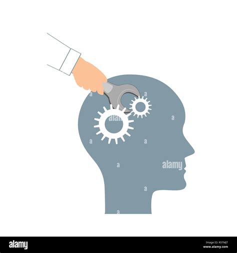 Nlp Or Neuro Linguistic Programming Concept Open Human Head And A Hand