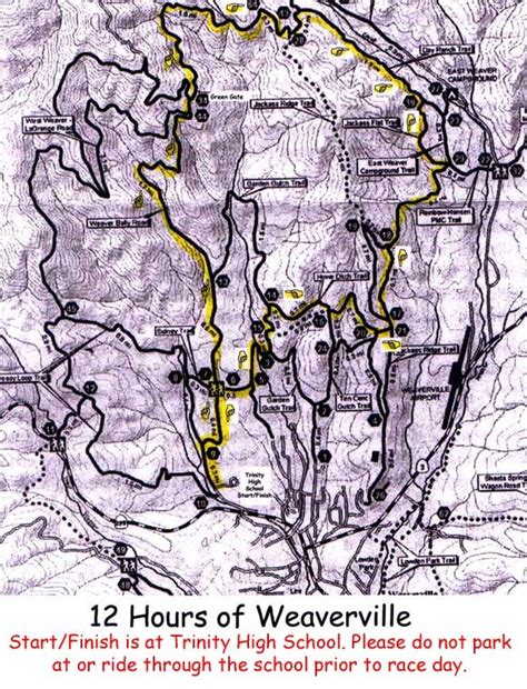 12 Hours Of Weaverville Course Map Mountain Bike Reviews Forum