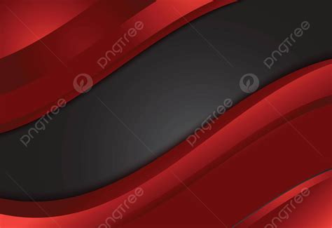 Abstract Material Design Featuring A Red And Black Color Scheme As Background Vector Curve