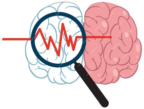 Lupa Y Cerebro Humano Vector Gratis