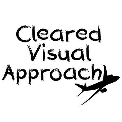 cleared visual approach youtube