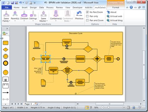 Multiple Selection Methods For Visio Diagrams BVisual