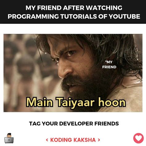 Koding Kaksha On Linkedin Kodingkaksha Kodingkakshamemes Developermemes Developerlife