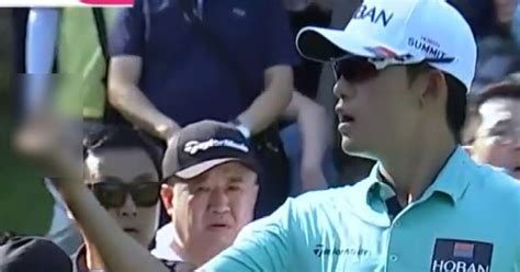 대구경북오픈 우승 김비오 갤러리에 손가락 욕 논란