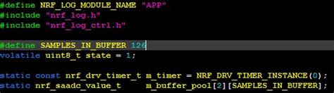 Problem With SAADC Examples For Audio Sampling Nordic Q A Nordic DevZone Nordic DevZone