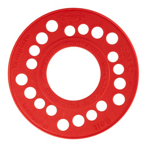 Plastic 5 Lug Bolt Pattern Template Johnson Trailer Parts
