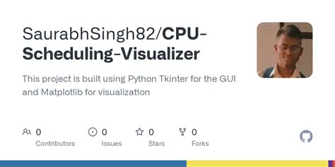 Github Saurabhsingh82cpu Scheduling Visualizer This Project Is