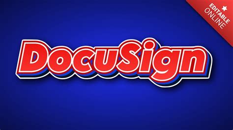 Docusign Gaming Text Effect Generator