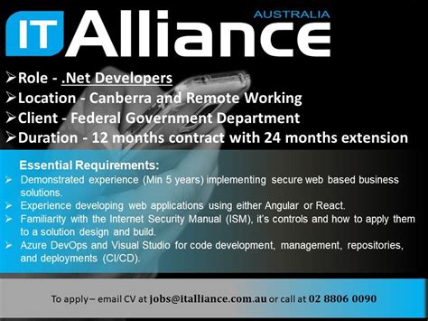it alliance australia on linkedin dotnetdevelopers