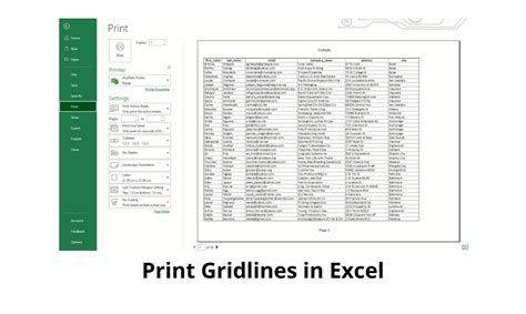 Print Gridlines In Excel And Set Gridline Colors As Well
