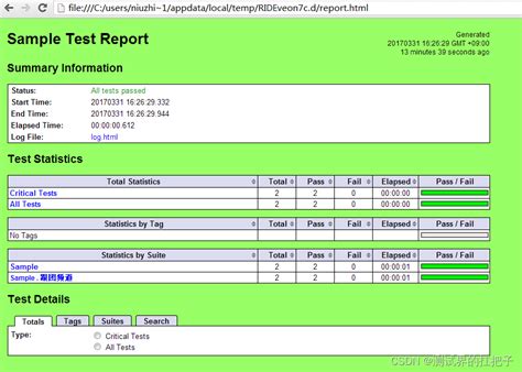 第一次实操pythonrobotframework接口自动化测试robot Framework把python脚本作为测试用例 Csdn博客