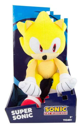 Tomy Deluxe Sonic The Hedgehog Super Sonic Plush Toy 12 India Ubuy