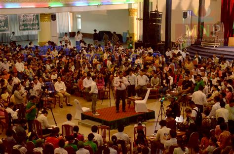 Usdp ဥက္ကဋ္ဌ ဦးခင်ရီ ရန်ကုန်တိုင်းဒေသကြီးအတွင်းရှိ လူငယ်များနှင့် တ