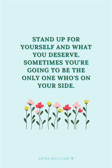 Stand Up For Yourself