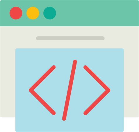 Code Flat Icon 11670626 Vector Art At Vecteezy