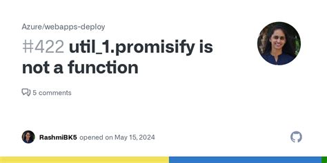 Util Promisify Is Not A Function Issue Azure Webapps Deploy GitHub