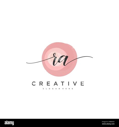 Ra Initials Logo Stock Vector Images Alamy