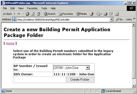 introduction implementing web applications with cm information