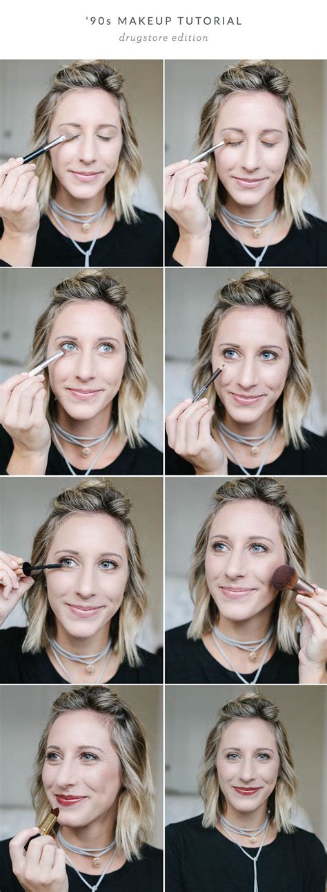 A 90s Makeup Tutorial Using Drugstore Beauty Products 90s Makeup