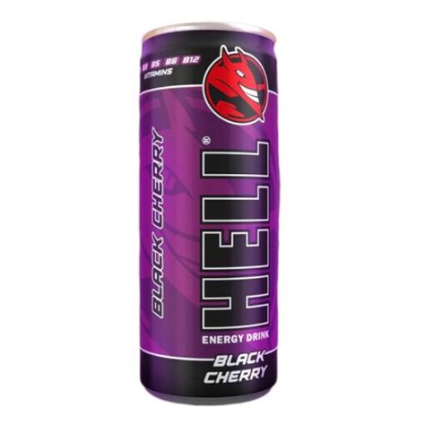 Hell Black Cherry Energy Drink 250 Ml Paprika Store