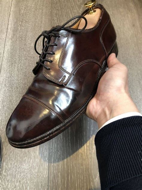 Yahoo オークション オールデン Alden コードバン 2160 バーガンディ