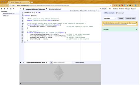 使用remix编译和部署以太坊智能合约 知乎